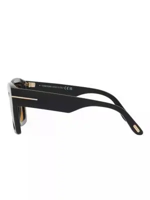 TOM FORD Luna Oversize-frame Sunglasses - Black