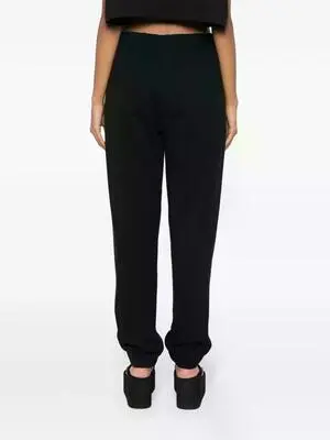 CHIARA FERRAGNI Embroidered Logo Cotton Jersey Track Pants