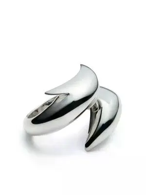 NEIGHBORHOOD Sterling Ring With Engraved Logo