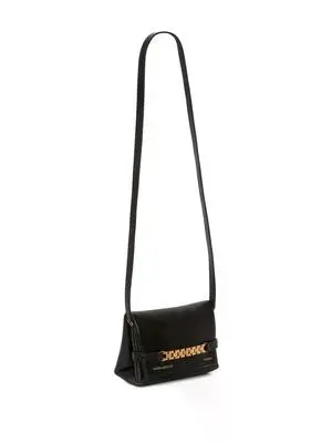Victoria Beckham Logo-print Leather Clutch Bag