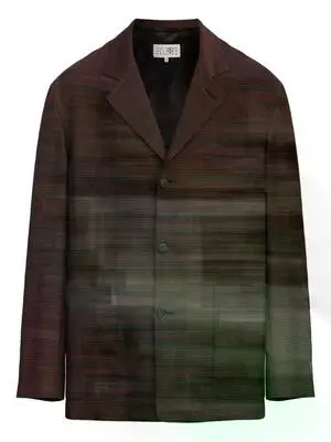 MAISON MARGIELA Checked Blazer - Brown