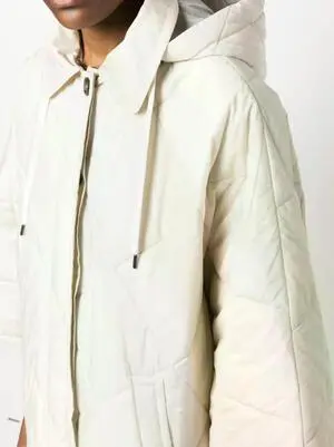 Brunello Cucinelli Quilted Drawstring Hood Coat