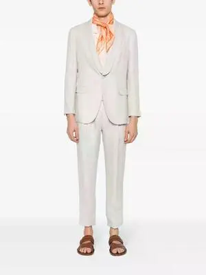 Boglioli Single-breasted Linen Suit