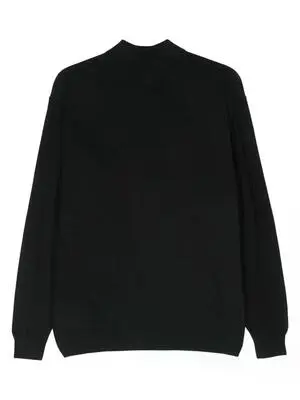 D4.0 Wool Polo Shirt - Black