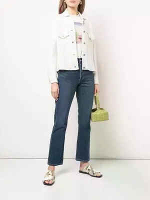 BARRIE Contrast-stitch Knitted Jacket