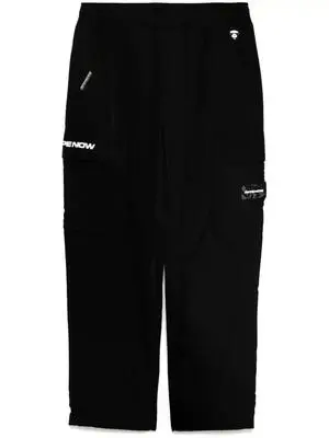 AAPE BY *A BATHING APE Moonface Logo Cargo Trousers
