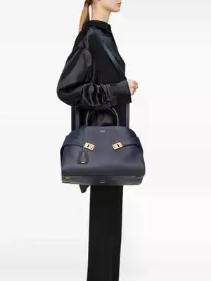 FERRAGAMO Hug Leather Tote Bag
