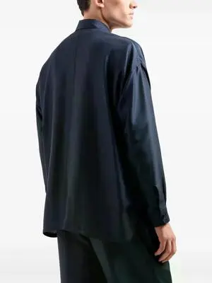 Giorgio Armani Silk Shirt Jacket