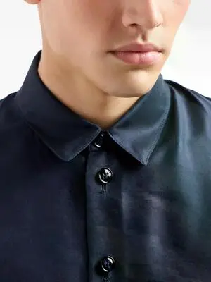 Giorgio Armani Silk Shirt Jacket