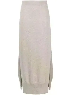 BARRIE High-waisted Knit Skirt - Neutrals