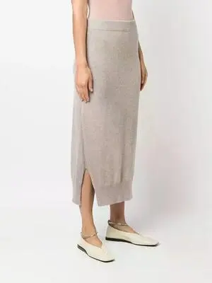 BARRIE High-waisted Knit Skirt