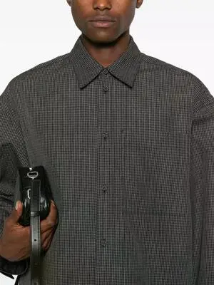 JIL SANDER Striped Wool Shirt Jacket