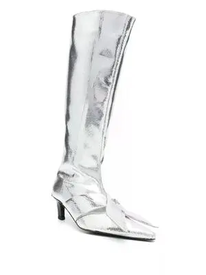 GMBH Zina Knee-high Boots - Silver