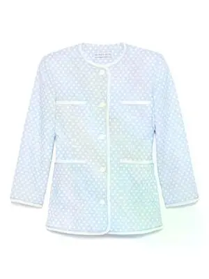 ROWEN ROSE Polka-dot Jacket - Blue