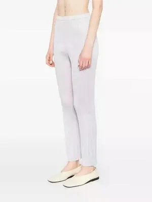 Issey Miyake Slim-fit Pleated Trousers