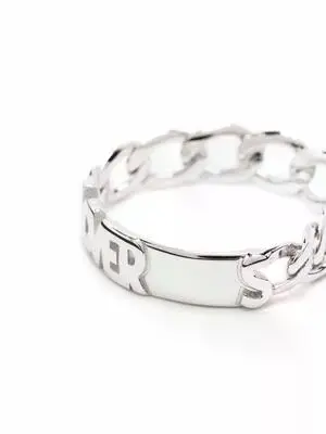 MARIA BLACK Sterling Link Ring With Charm Detail - Silver