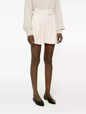 STYLAND Pleated High-waist Tailored Shorts