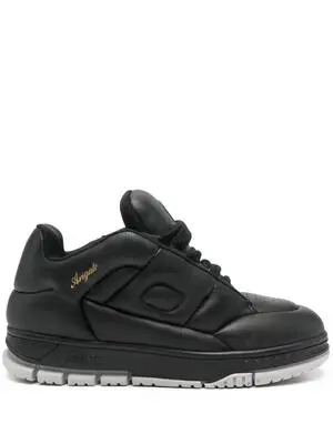 Axel Arigato Area Puff Sneakers In Calf Leather - Black