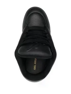 Axel Arigato Area Puff Sneakers In Calf Leather - Black