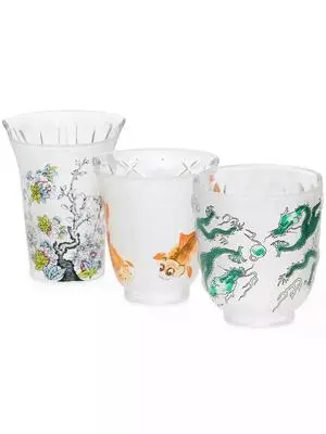 SELETTI Aglaura Glass Set - Neutrals
