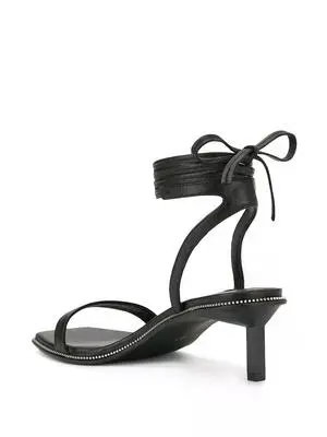 Senso Jessica Tie Fastening Sandals - Black