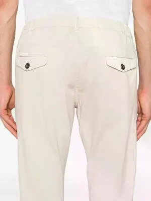 Eleventy Tapered Trousers With Drawstring Waist - Neutrals