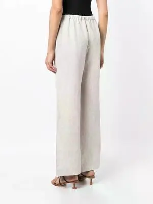 REFORMATION Olina Straight-leg Linen Trousers - Neutrals