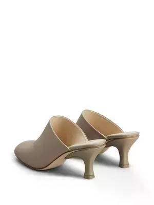 TOD'S 65mm Leather Mules - Neutrals