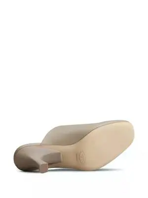 TOD'S 65mm Leather Mules - Neutrals