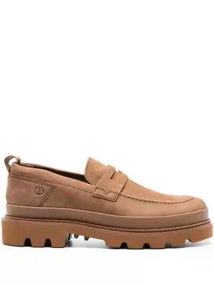 Clarks Badell Step Leather Loafers