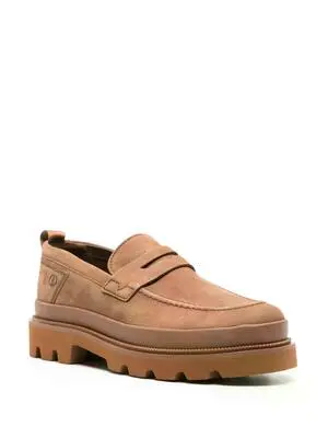 Clarks Badell Step Leather Loafers