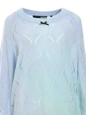 ROTATE BY BIRGER CHRISTENSEN Pointelle Knit Sweater