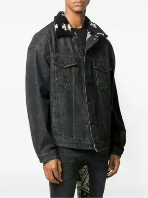 Alchemist Denim Jacket With Contrasting Collar