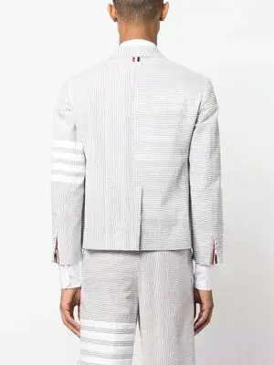 Thom Browne Striped Single-breasted Blazer