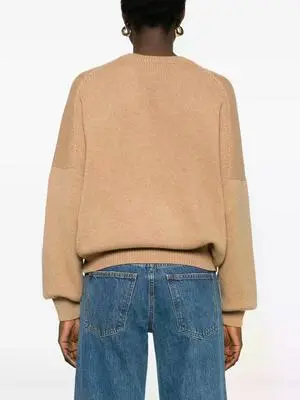 Khaite Margaux Cashmere Sweater - Brown