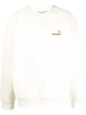 Carhartt Work In Progress Embroidered-logo Cotton Sweatshirt