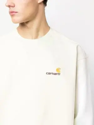 Carhartt Work In Progress Embroidered-logo Cotton Sweatshirt