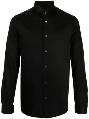 Emporio Armani Lyocell-blend Button-up Shirt
