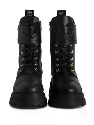 Zadig&Voltaire Joe Leather Ranger Boots - Black