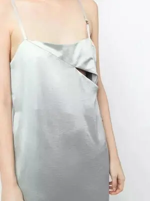LOW CLASSIC Sleeveless Midi Dress With Cut-out Detailing