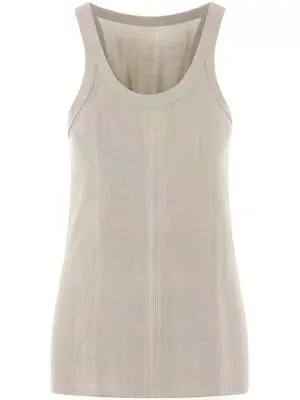 QUIRA Ribbed Knit Tank Top