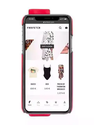 Valentino Garavani Rockstud Strap Iphone X Case - Red