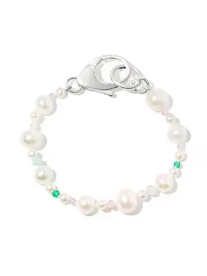 HATTON LABS Pebbles Pearl And Bead Bracelet