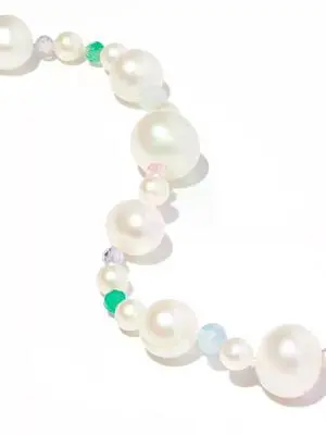 HATTON LABS Pebbles Pearl And Bead Bracelet