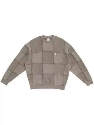 COUNTY OF MILAN Cross Inside Out Sweatshirt - Grey