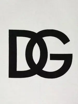 Dolce & Gabbana Logo-pattern Cotton Blanket