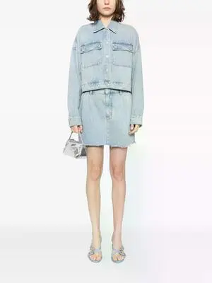 AGOLDE Becker Denim Mini Skirt