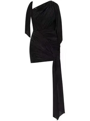 Cult Gaia Asymmetric Draped Mini Dress