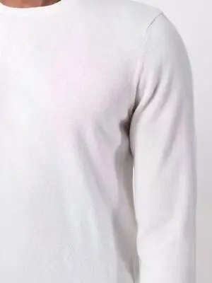 DELL'OGLIO Cashmere Crew Neck Jumper - Neutrals