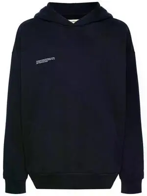 PANGAIA 365 Midweight Organic-cotton Hoodie - Blue